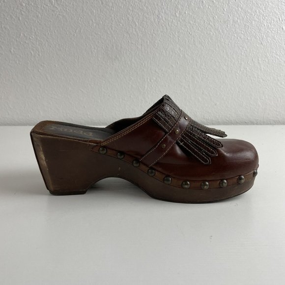 Mudd | Shoes | 9s Y2k Vintage Mudd Chunky Platform Mule Clogs 0 Faux ...